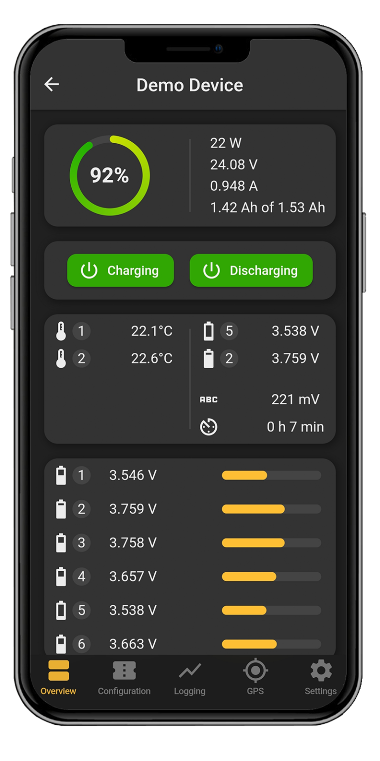 OverviewFeature - SmartBmsUtility
